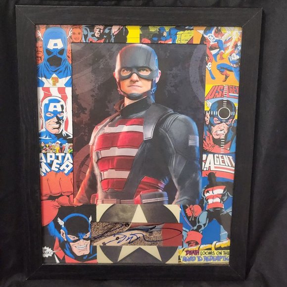 Art | Wyatt Russell Us Agent Custom Matted Framed Signedautographed ...